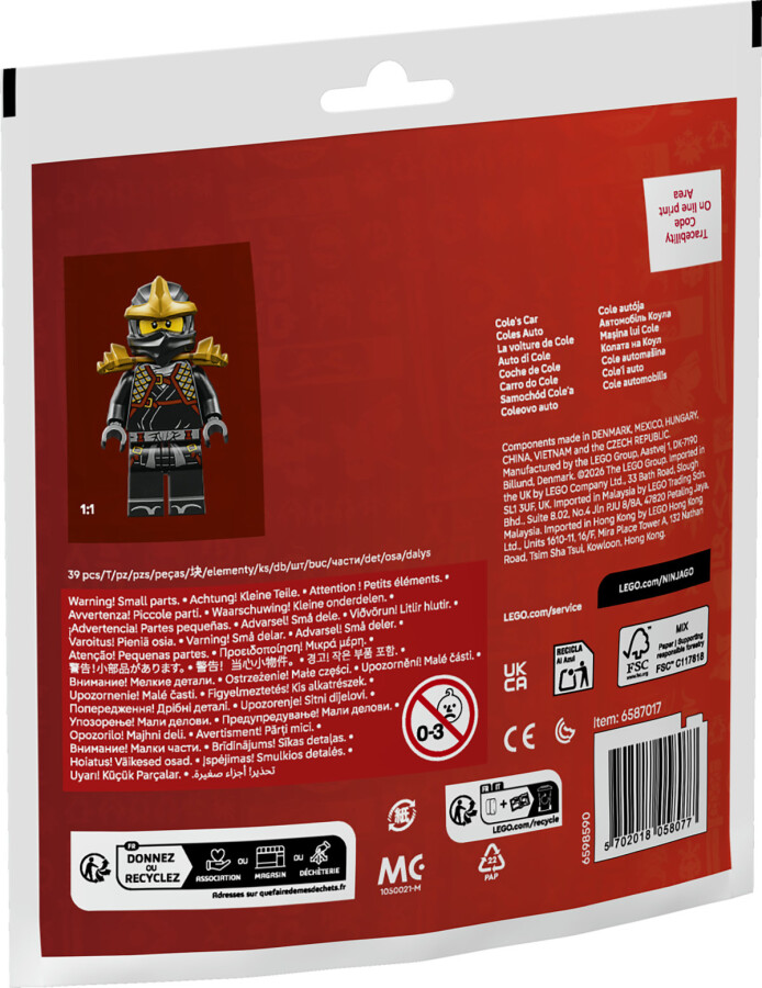30723 LEGO® NINJAGO® Ninja Cole'un Arabası - Resmi LEGO Store TR