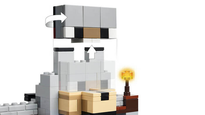 21261 LEGO® Minecraft Kurt Kalesi - Resmi LEGO Store TR