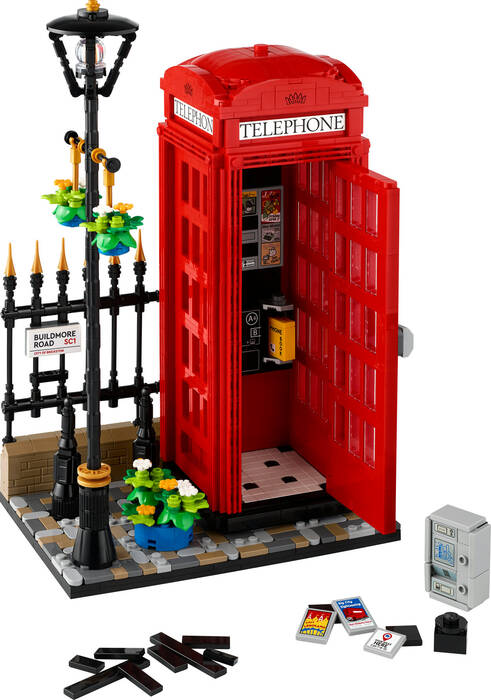 21347 LEGO® Ideas Kırmızı Londra Telefon Kulübesi - Resmi LEGO Store TR