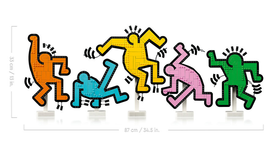 31216 LEGO® Art Keith Haring – Dans Eden Figürler - Resmi LEGO Store TR