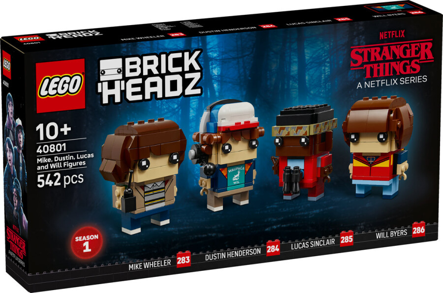 40801 LEGO® Stranger Things Mike, Dustin, Lucas ve Will Figürleri ...