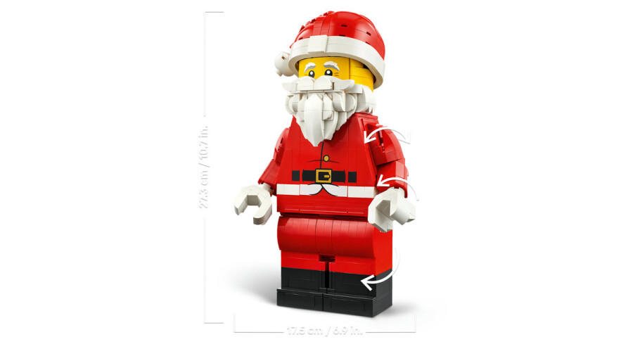 40820 LEGO® Iconic Büyük Boyutlu Noel Baba Minifigürü - Resmi LEGO Store TR