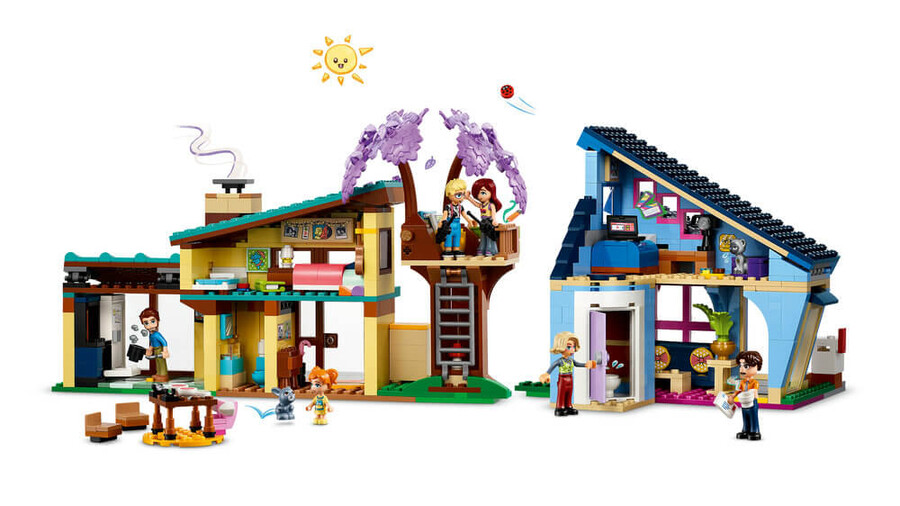 42620 LEGO® Friends Olly ve Paisley'nin Aile Evleri - Resmi LEGO Store TR