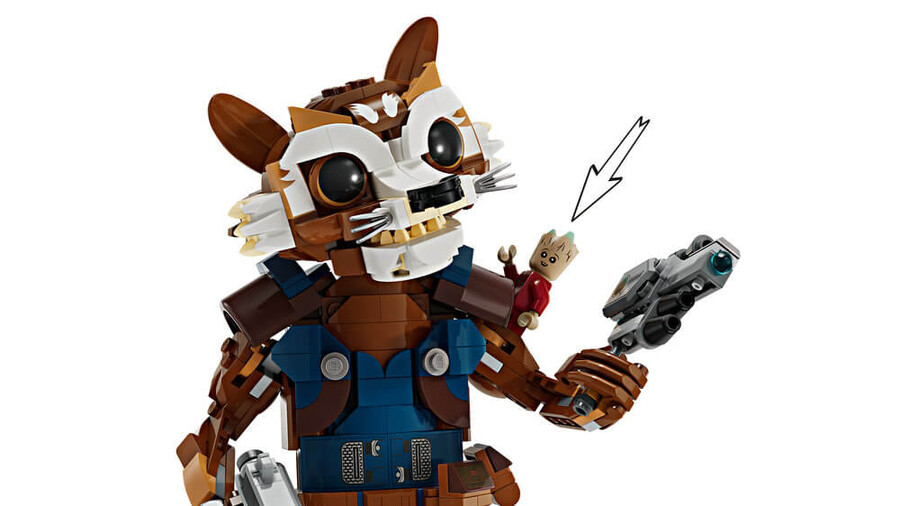 76282 LEGO® Marvel Rocket ve Bebek Groot - Resmi LEGO Store TR