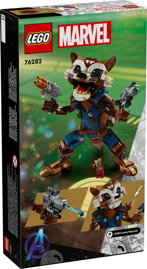 76282 LEGO® Marvel Rocket ve Bebek Groot - Resmi LEGO Store TR