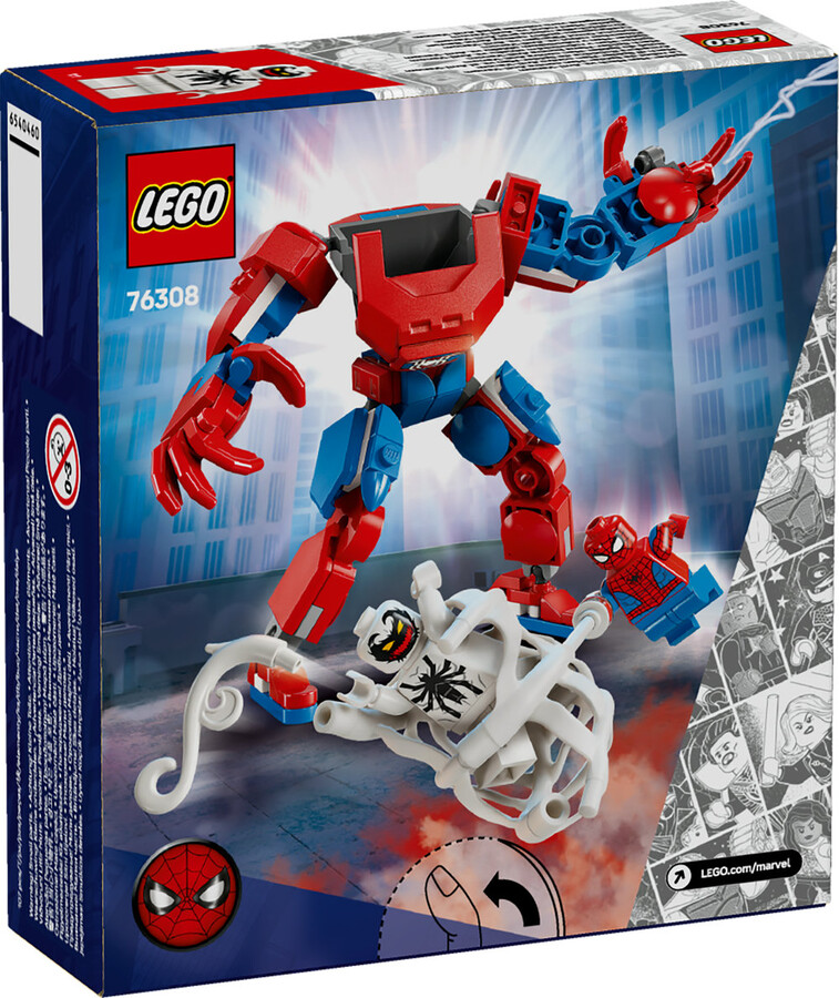 76308 LEGO® Marvel Örümcek Adam Robotu, Anti Venom’a Karşı - Resmi LEGO ...