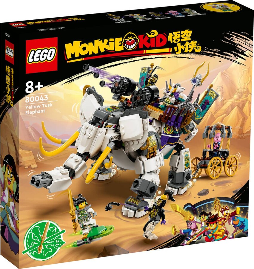 80043 LEGO® Monkie Kid Yellow Tusk Elephant - Resmi LEGO Store TR
